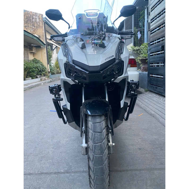 crash guard auxiliary bracket for honda adv 160 | Shopee Philippines