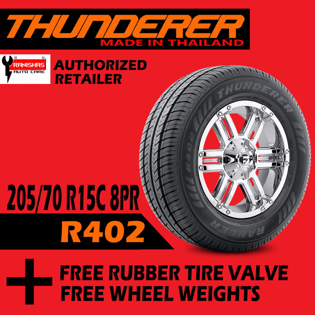 205/70R15C Thunderer R402 8PR 106/104Q Tires with Free Rubber Tire ...