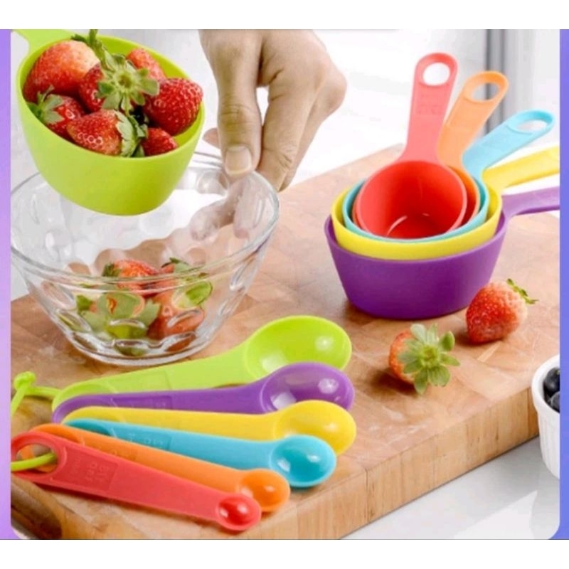 Measuring Cups and Spoon 12 pieces set | Shopee Philippines