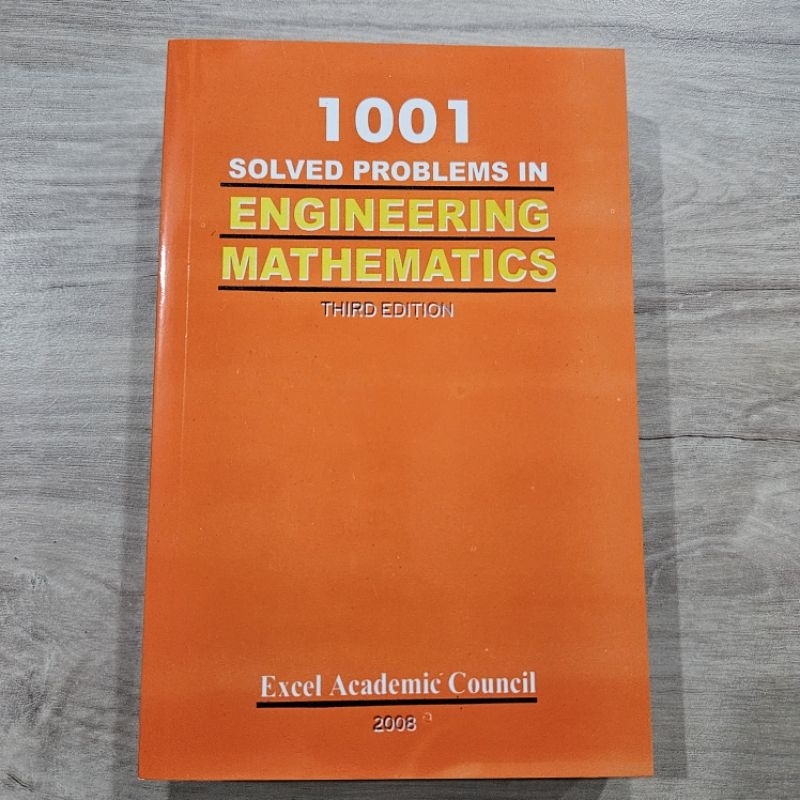 1001 Solved Problem in Engineering Mathematics third edition | Shopee ...
