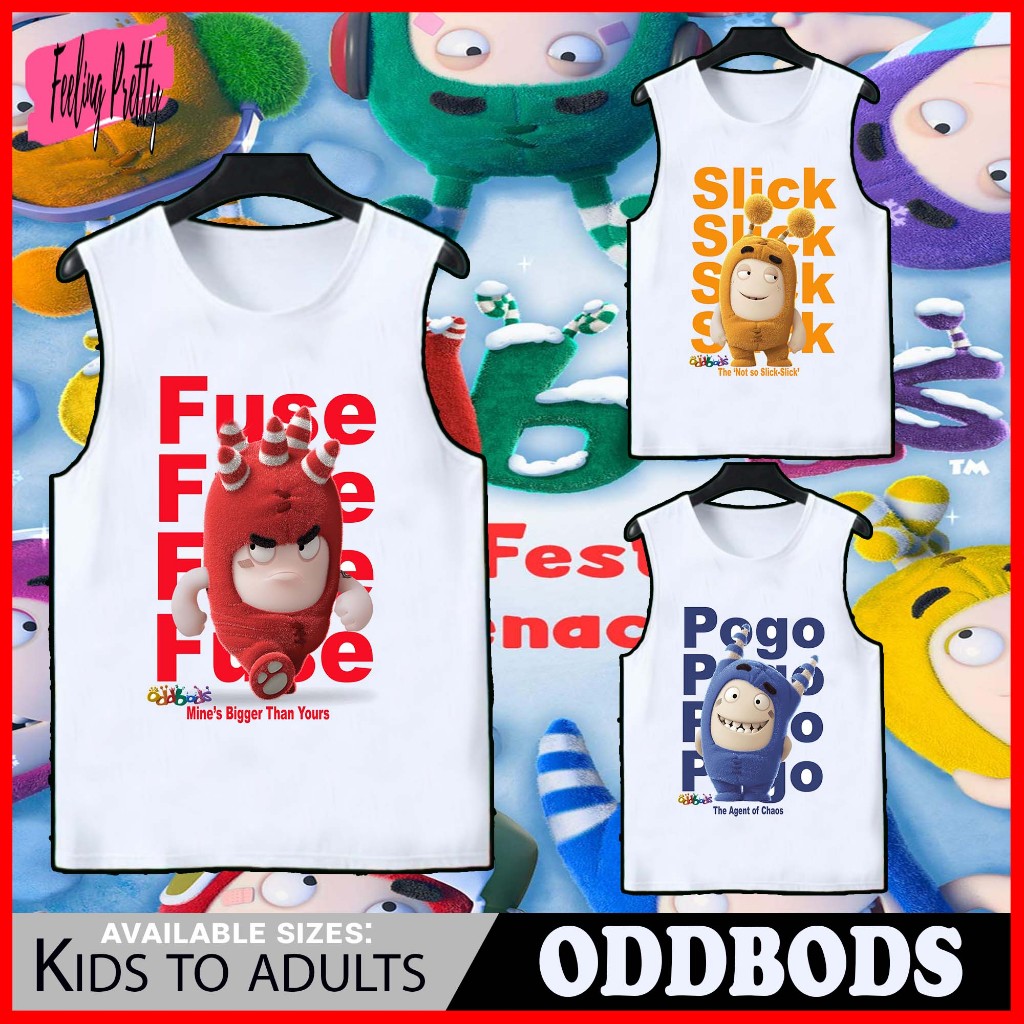 Oddbods Shirt for kids and adults I Oddbods Sando V1 Oddbods Characters ...