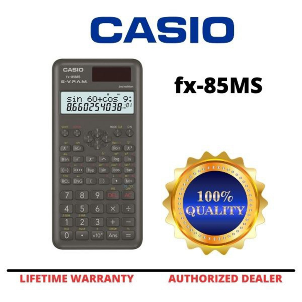 Casio fx-85MS | MS Series| SCHOOL & LAB. | Calculators Scientific calculator (100% Original ...