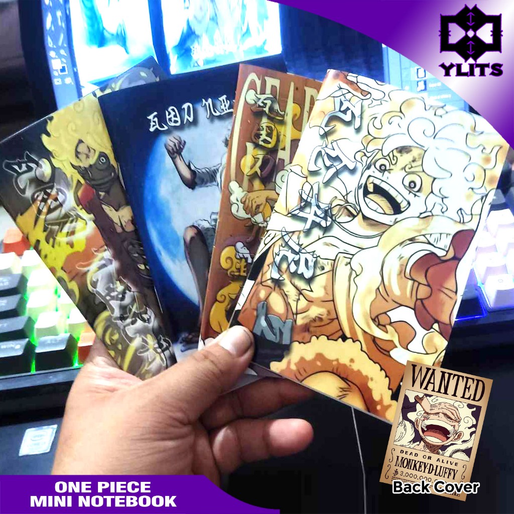 4PCS One Piece Anime Mini Notebooks Perfect for School & Office Notes ...