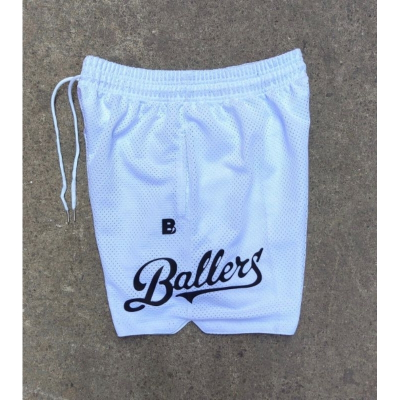 BALLERS MESH SHORT ORIGINAL BASKETBALL SHORT ABOVE THE KNEE / DOUBLE ...