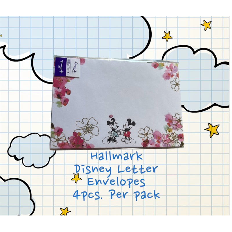 Hallmark Disney Letter Envelope 4pcs. | Shopee Philippines