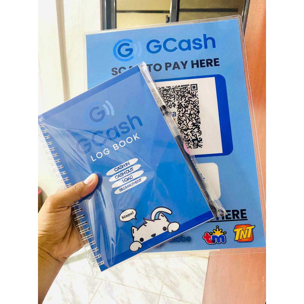 Gcash Logbook and Signage | Shopee Philippines