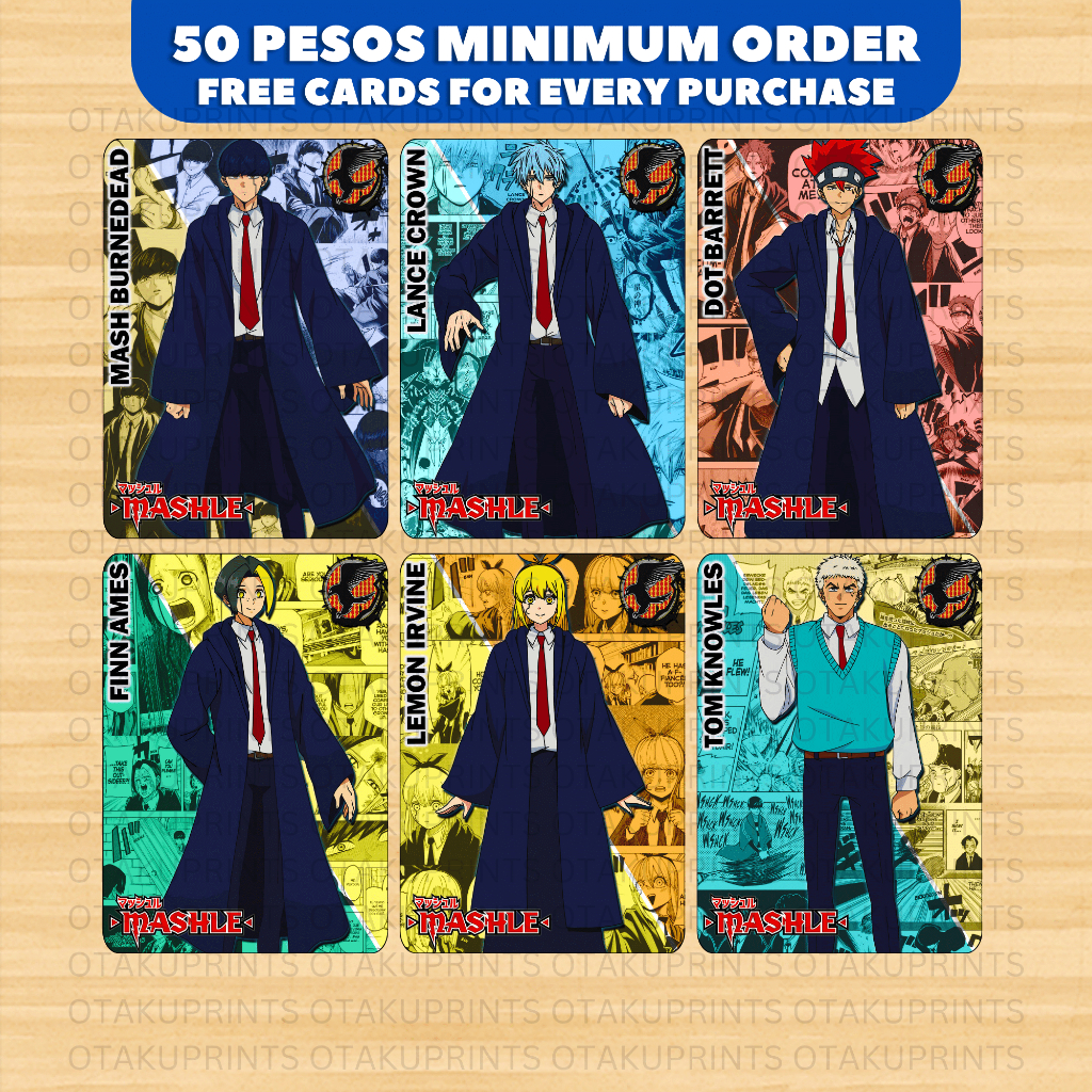 Mashle Photocard - [SOLD PER PIECE] | Shopee Philippines