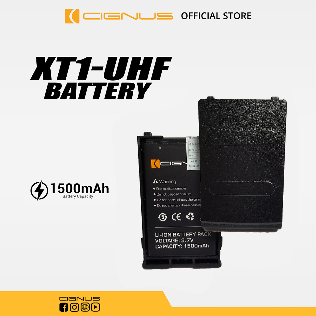 CIGNUS XT1-UHF BATTERY | Shopee Philippines