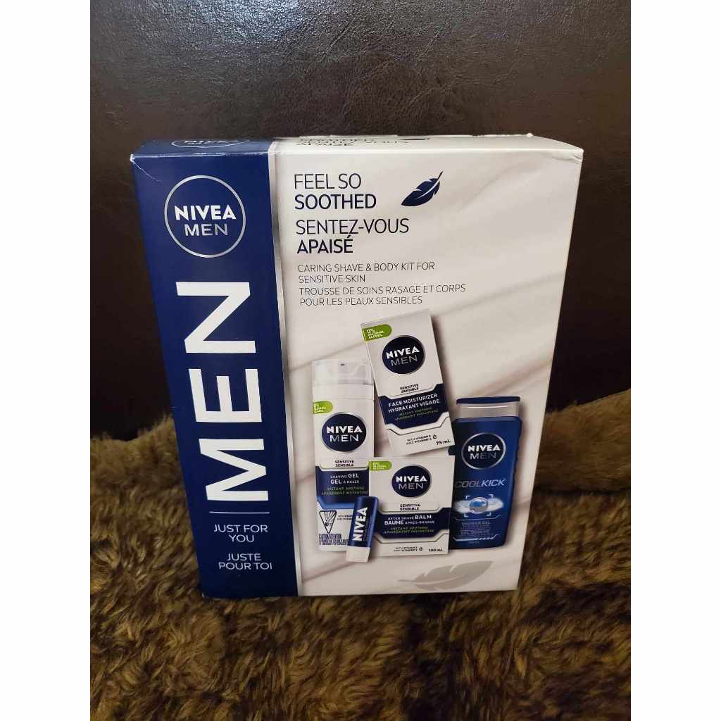 NIVEA MEN-Shave & Body Gift Set for Sensitive Skin, Gift for men ...