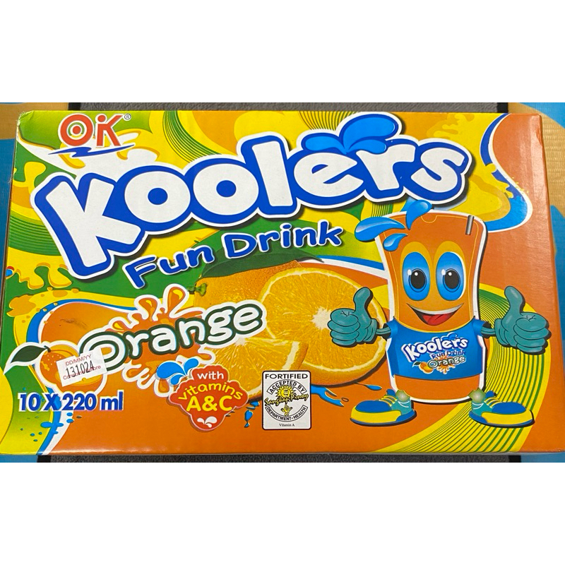 OK Koolers Orange 220ml x 10 | Shopee Philippines