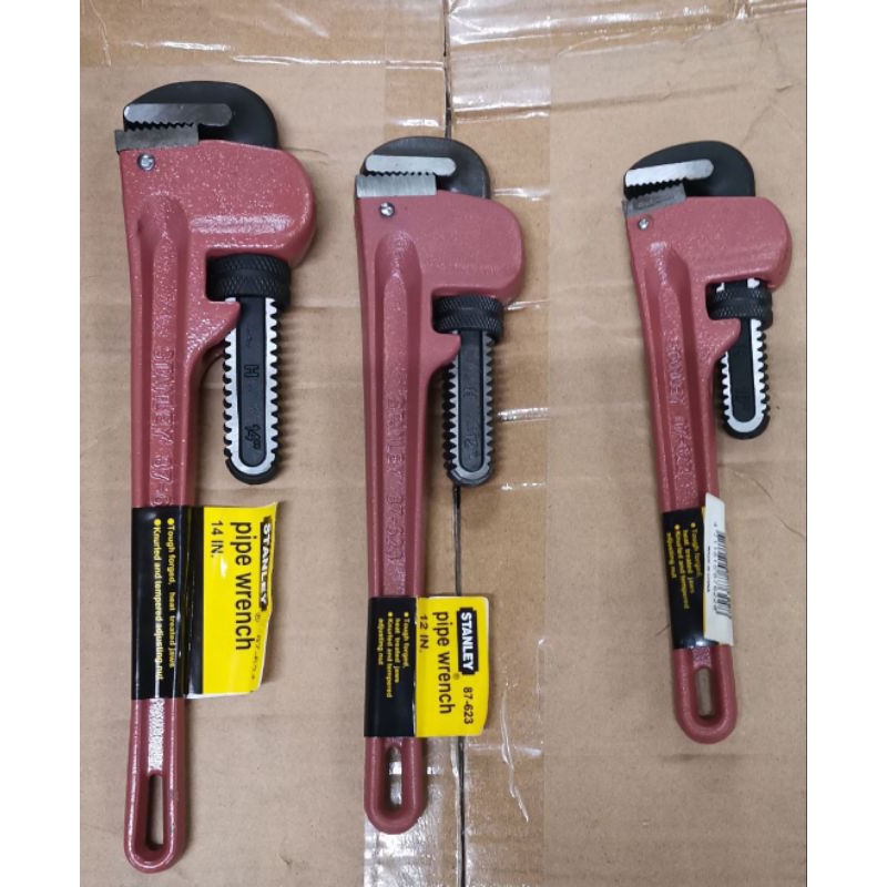 Stanley Pipe Wrench 87-622 / 87-623 / 87-624 / 87-625 ( 10" , 12" , 14 ...