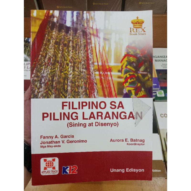 FILIPINO SA PILING LARANGAN ( SINING AT DISENYO ) | Shopee Philippines