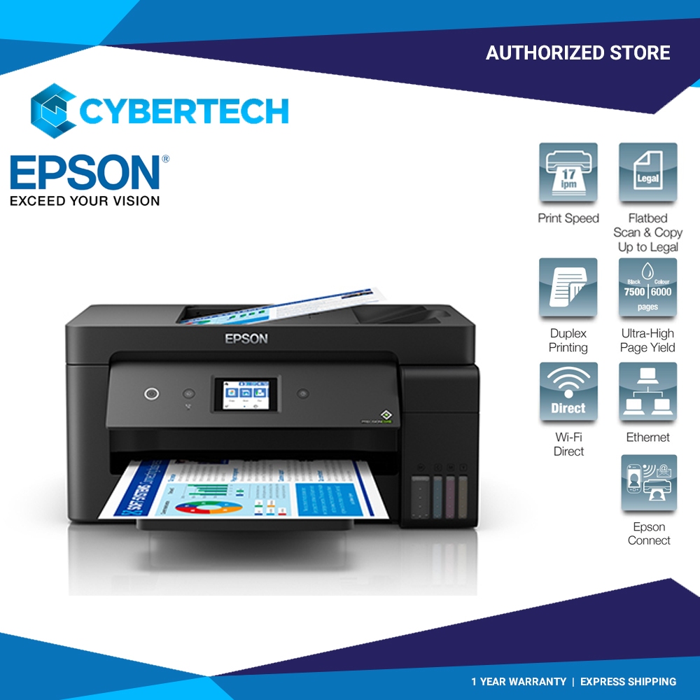 Epson Ecotank L14150 A3 Plus Wi-Fi Duplex Wide-Format All-In-One Ink ...