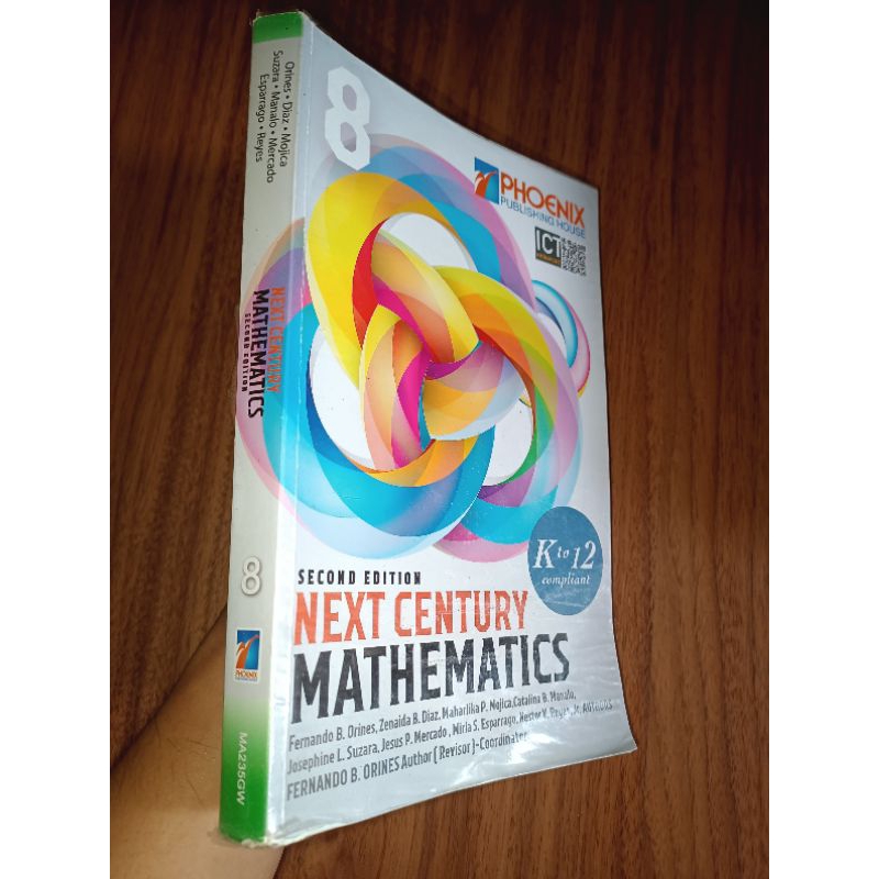 Next century mathematics grade 8 2nd edition by Fernando B. Orines ...