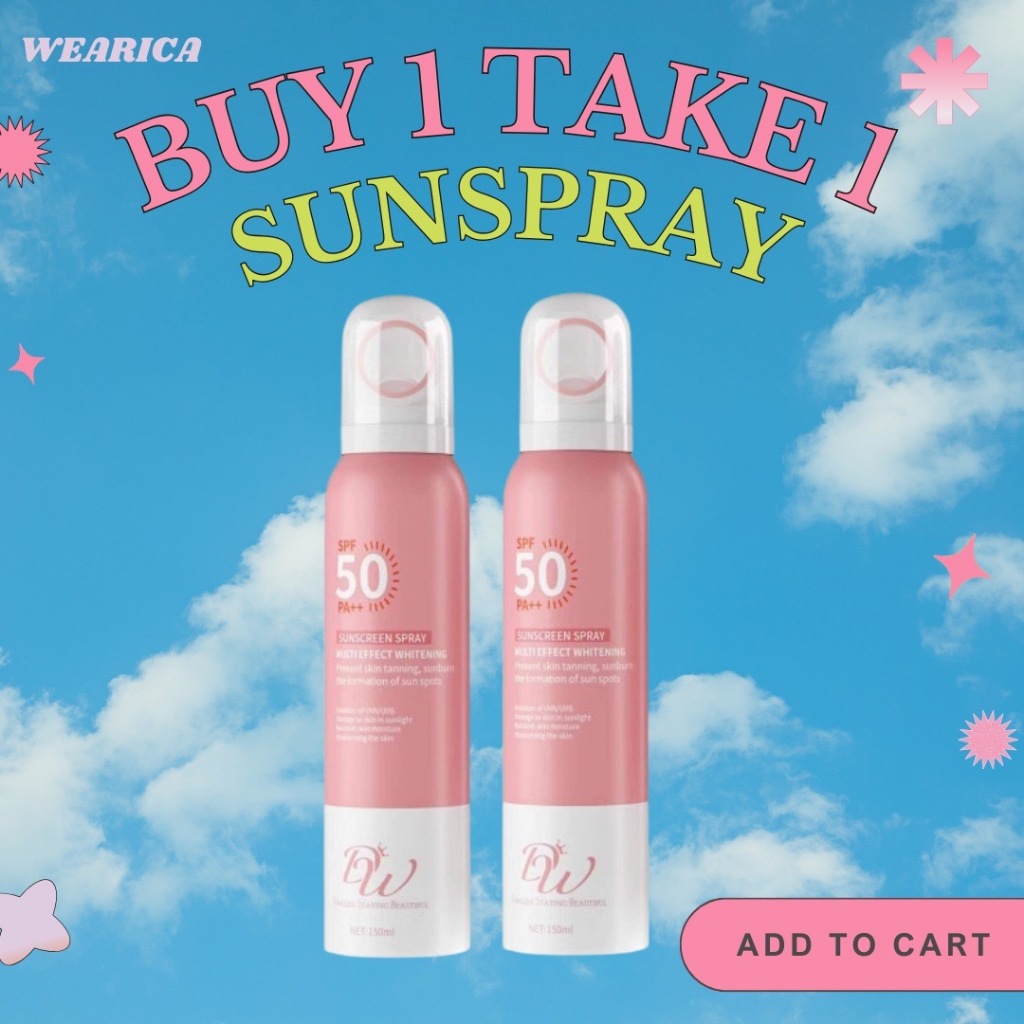 B1T1 DW Pink Sun Spray SPF50 PA+++ | Shopee Philippines