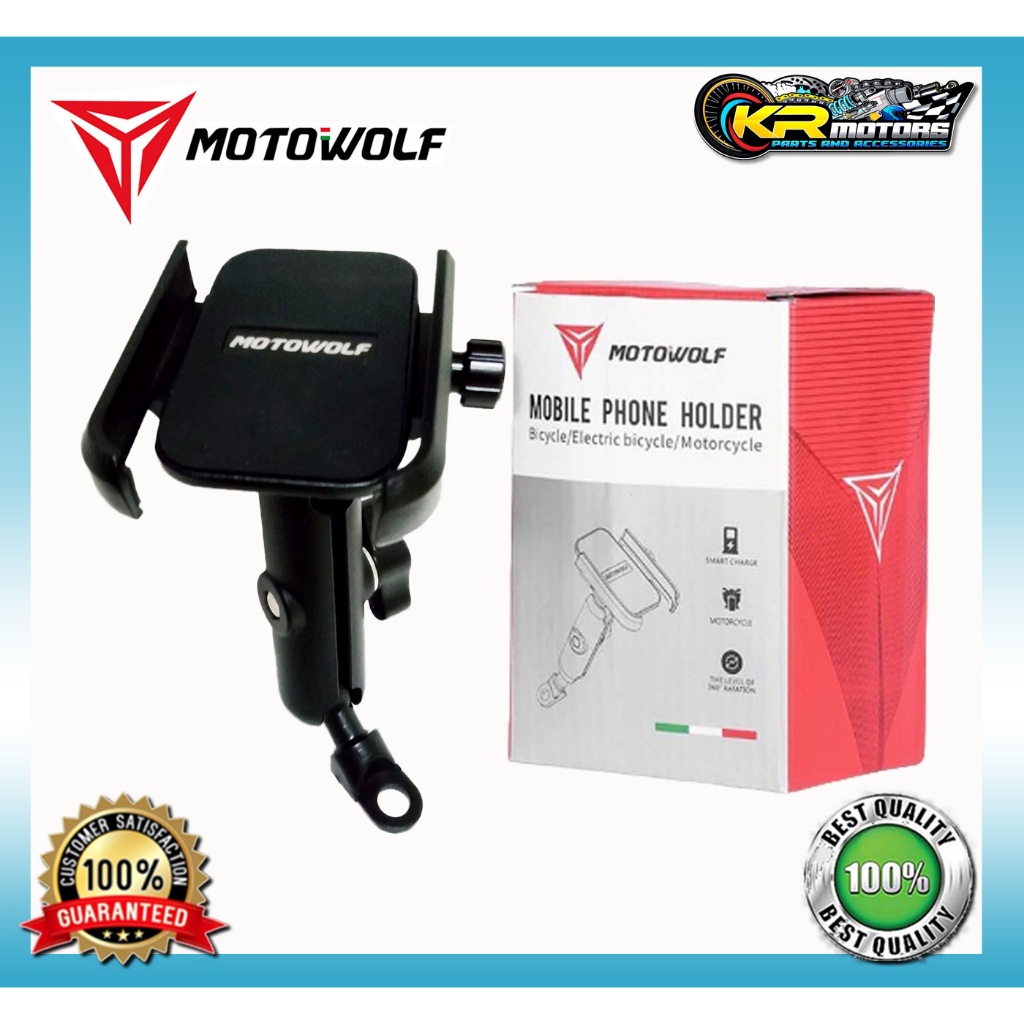 Motowolf Phone Holder V3 for Motorcycle Accessories / Pro Grip Phone ...