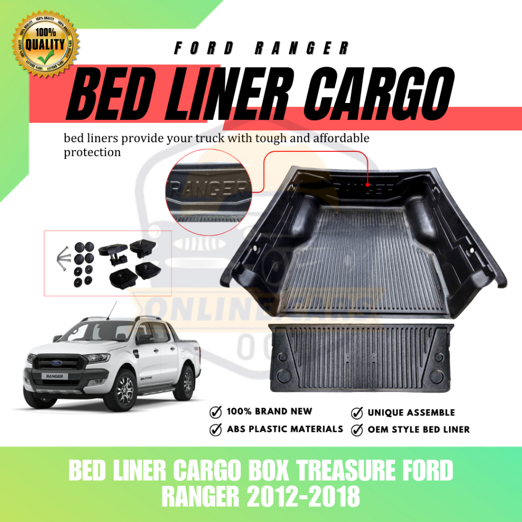 OC - BED LINER CARGO BOX TREASURE FORD RANGER 2012-2018 (10860 ...