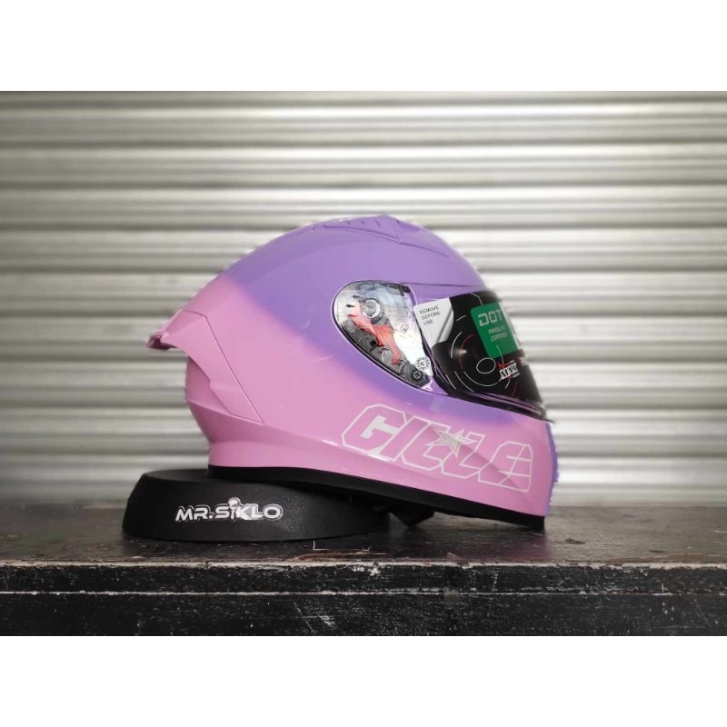 GILLE 135 V1 TWO TONE DUAL VISOR FULL FACE HELMET | Shopee Philippines