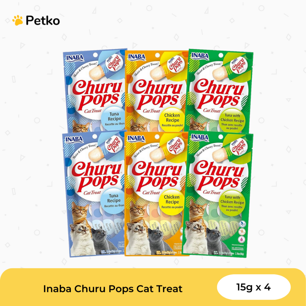 Inaba Churu Pops Cat Treat 15g x 4 | Shopee Philippines