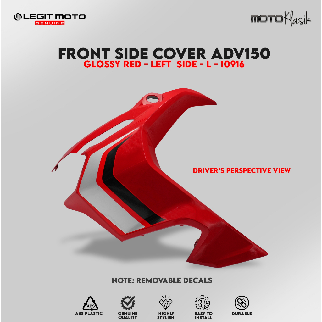 LEGITMOTO HONDA ADV 150 FRONT SIDE COVER LEFT AND RIGHT FRONT SIDE ...