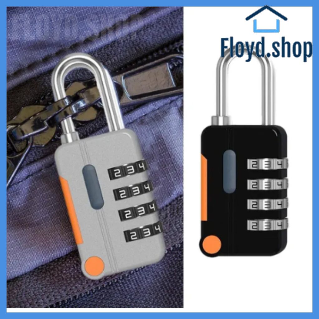 4 Digit Dial Combination Password Code Number Lock Padlock Safety Travel Security Lock For
