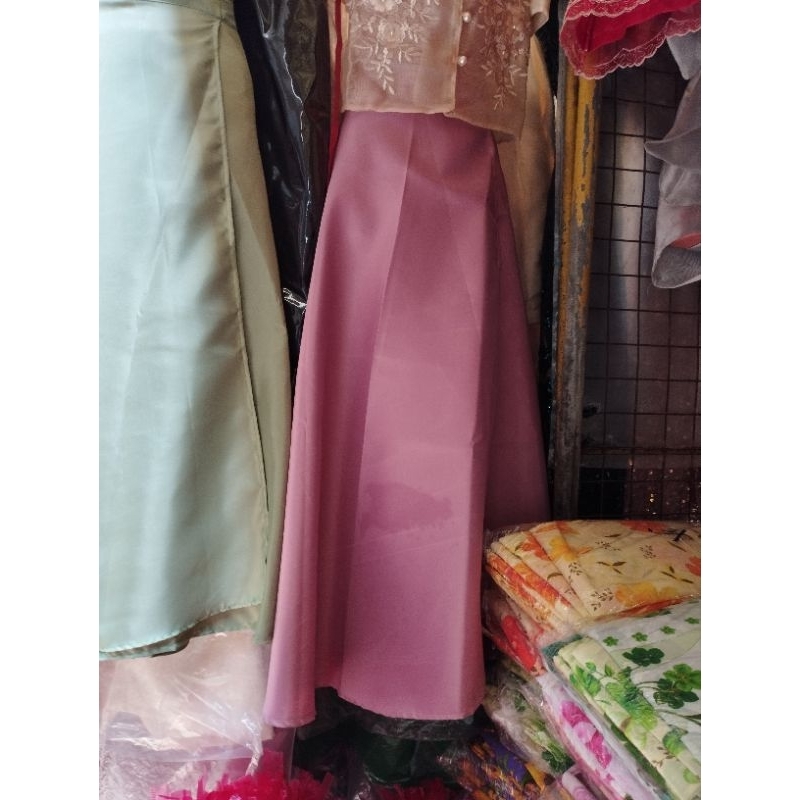 Filipiniana Skirt / Palda Wrap around | Shopee Philippines