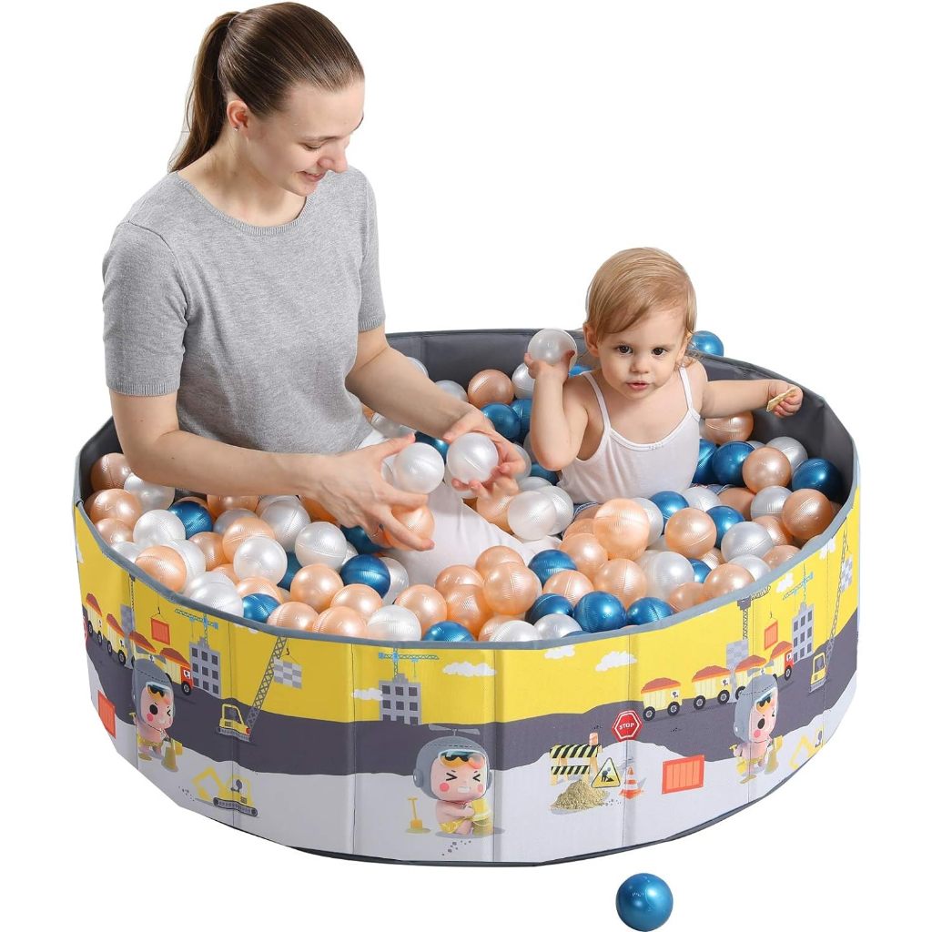 Foldable Ball Pool Art mat ball pit waterproof sensory play messy play ...