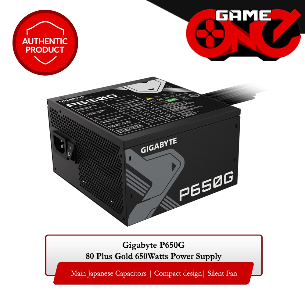 Gigabyte P650G 80 Plus Gold 650Watts Power Supply | Shopee Philippines