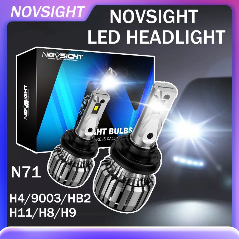 Novsight N71 110W 16000LM Super Bright H7 LED Canbus H4 H11 H8 H9 9005 ...