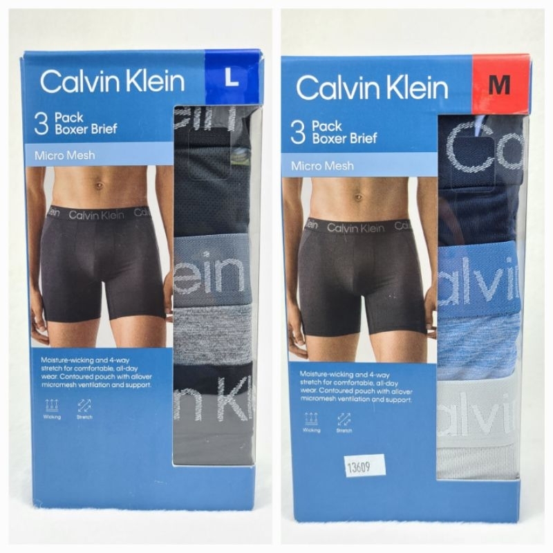 Calvin Klein Men's Micro Mesh Boxer, 3-pack | Shopee Philippines