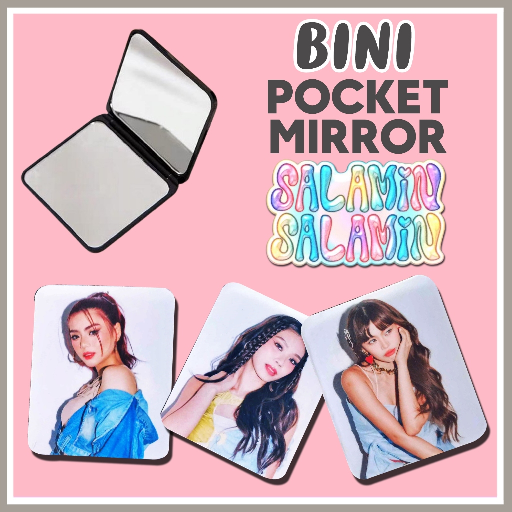 BINI Salamin Salamin Pocket Foldable Mirror (Maloi Sheena Jhoanna Gwen ...