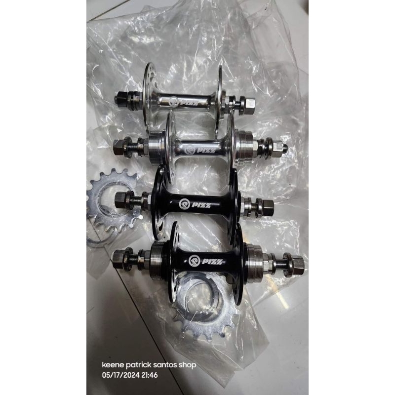 pizz fixie hub 32h sealed fix free with cog and lockring 2300 pair ...
