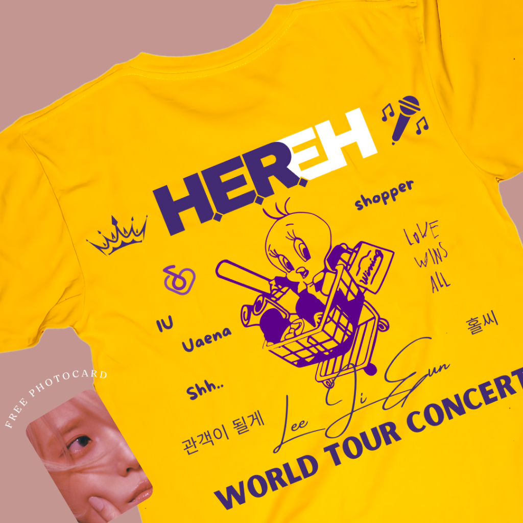 10 KPOP STYLE | IU CONCERT TSHIRT INSPIRED | WEAR YOURSELF COLLECTION ...