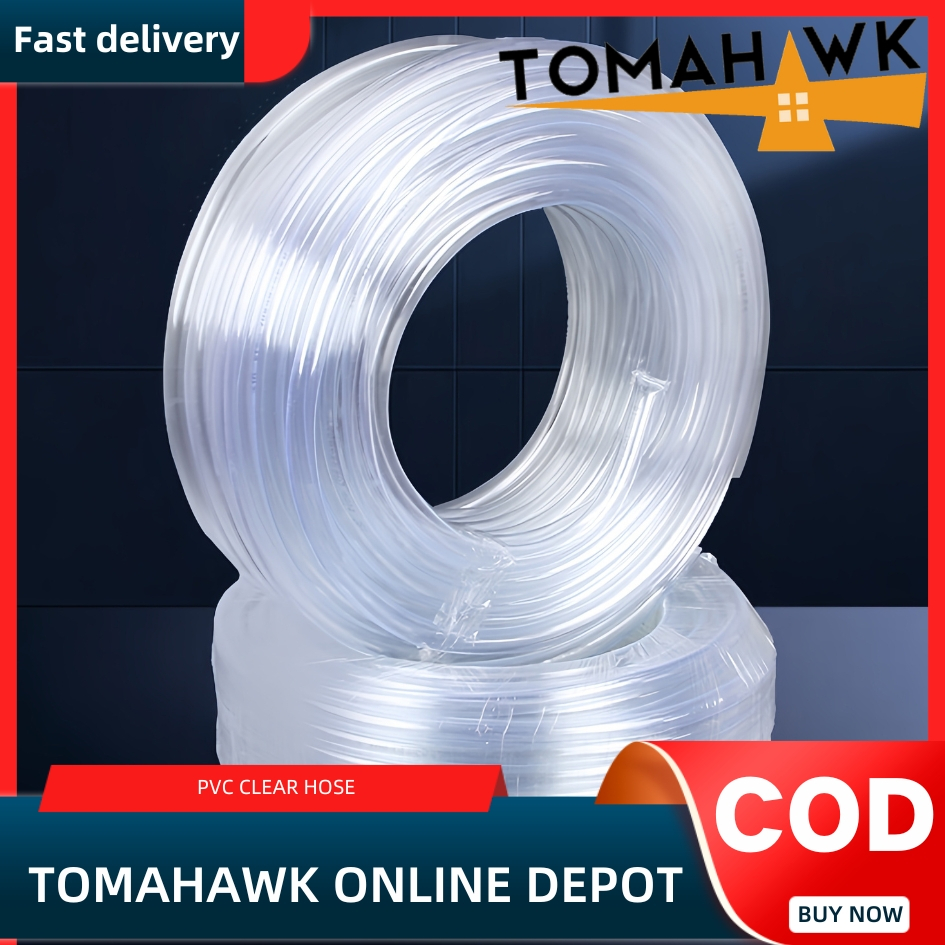 TOMAHAWK TRANSPARENT GARDEN HOSE PVC GARDEN PIPE (PVC,/CLEAR COLOR ONLY ...