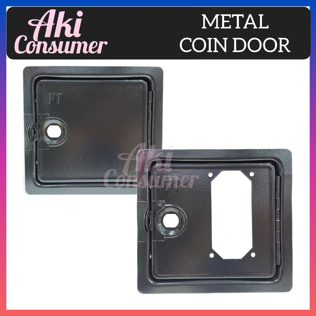 METAL COIN DOOR HEAVY-DUTY [ with COINSLOT HOLE OR NO HOLE ] | Shopee ...
