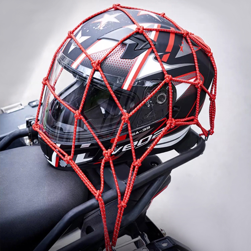 Motorcycle cargo net helmet net telescopic elastic motorcycle luggage ...