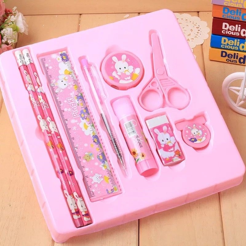 Stationery Set For Kids 9 in1 Stationery Set Cartoon Stationery Set for ...