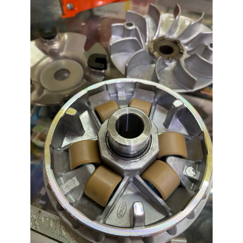 150n easyride150n pulley set big pulley gy6 stock pulley ecride150n erQ ...