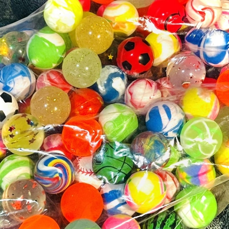 Bouncy ball Rubber Jack ball , Rainbow Jack Ball 27mm/ mix ball loot ...