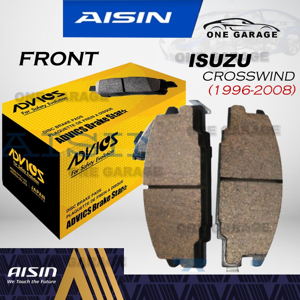 Brake Pad FRONT For ISUZU CROSSWIND / HILANDER / PICK-UP / TROOPER ...