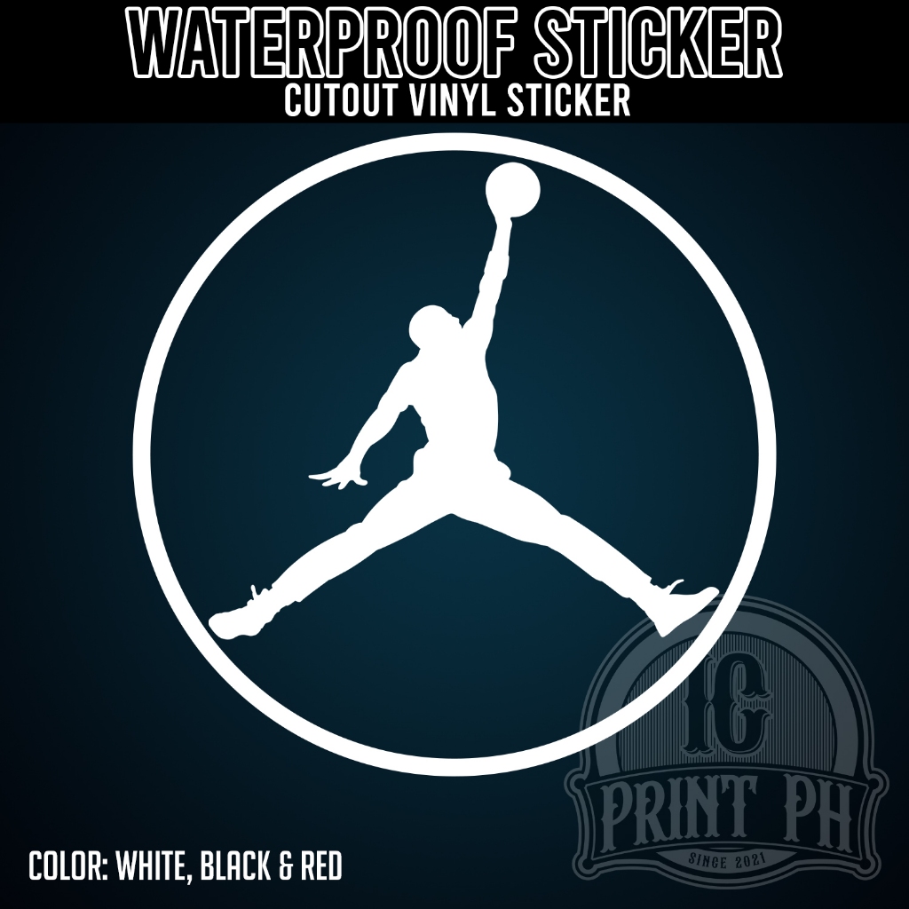 JORDAN V2 Cutout Vinyl Sticker / Decal, Waterproof | Shopee Philippines