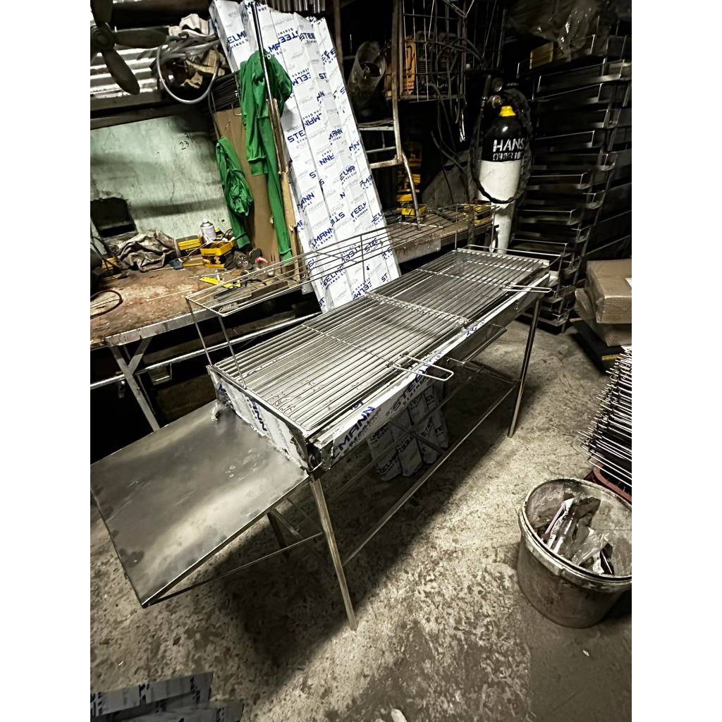 XXL BBQ GRILL STAINLESS BARBEQUE IHAWAN BARBECUE HEAVY DUTY DE ULING ...