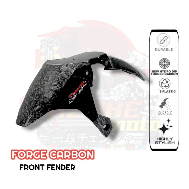 NEW!! Honda Adv 160 forged hydro dip carbon front fender | Shopee ...