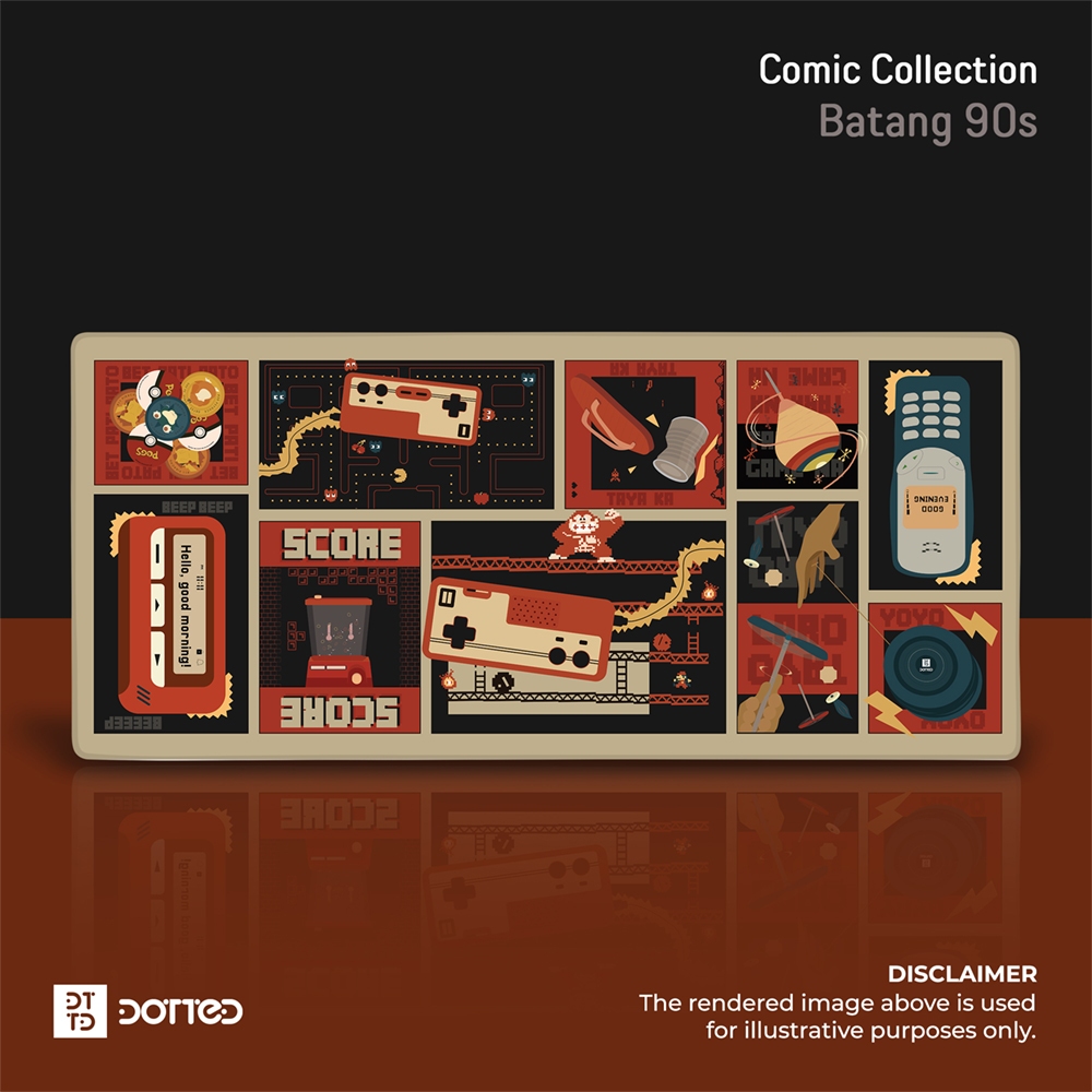 Dotted Desk Mat Comic Collection (900x400x4mm) | Shopee Philippines