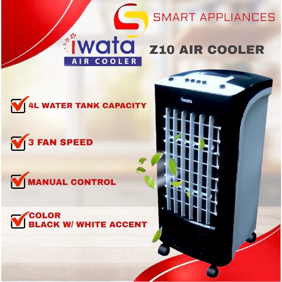 Iwata Air cooler Z10 Black 4 Liters Evaporative Air Cooler Manual ...