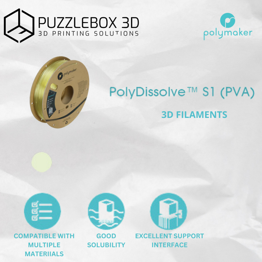 PolyDissolve S2 3D Printing Filament Water Soluble Support Filament ...