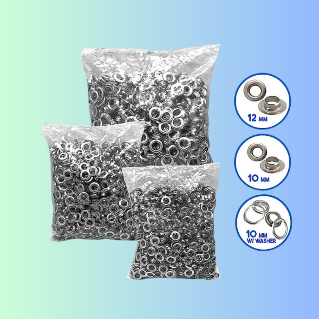 10MM & 12MM Eyelet Single and Partner (1000pcs per pack) | Shopee ...