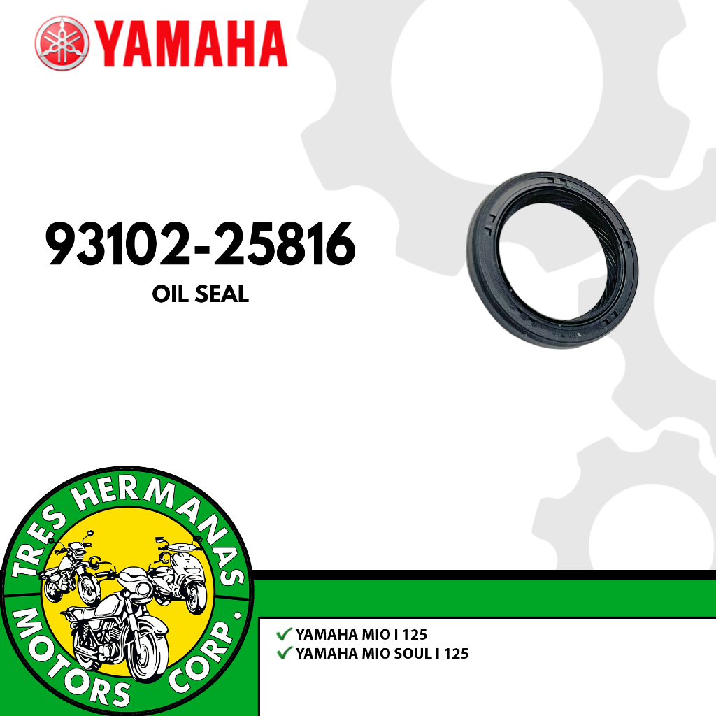 OIL SEAL PULLEY SIDE for Yamaha MIO I 125 & MIO SOUL I 125 (93102-25816 ...