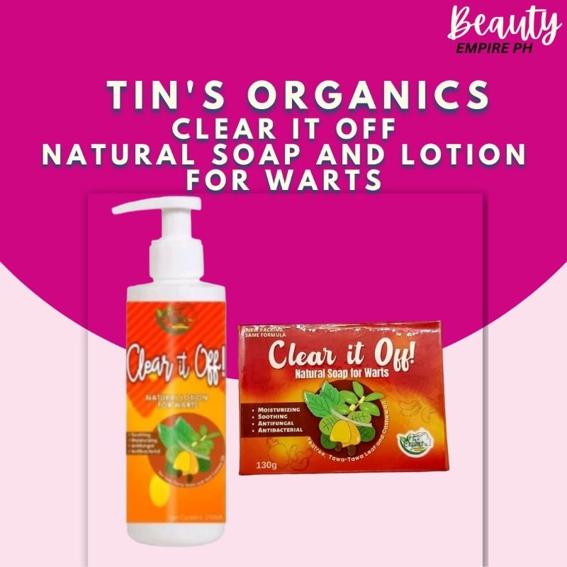 Clear It Off Anti Warts Soap and Lotion by Pretty Tin's Organics ...
