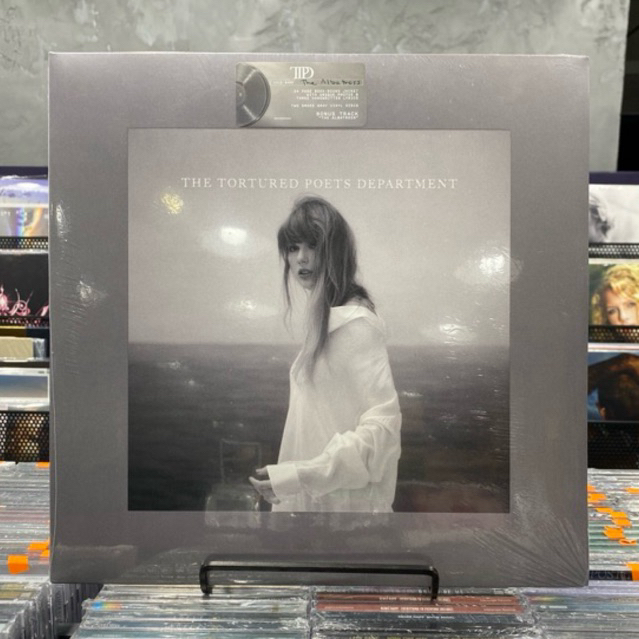 TAYLOR SWIFT The Tortured Poets Department The Albatross Cover Gray 2LP ...